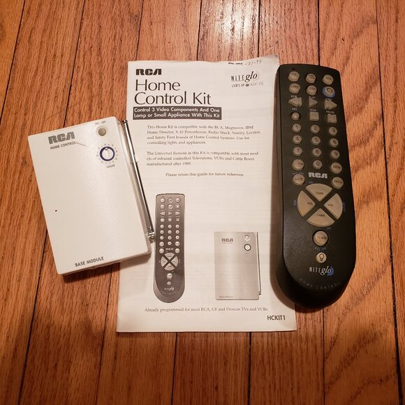 Other | Vintage Rca Home Remote Control Kit Hckit 1 W Instructions ...